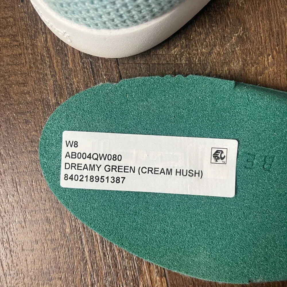 allbirds | Shoes | Allbirds Womens Size 8 Tree Pipers Dream Green Cream ...